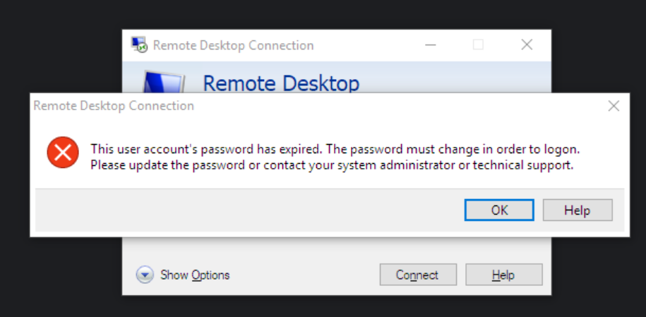 [RDP] Forcer le changement du mot de passe expiré en RDP | Le Blog ...